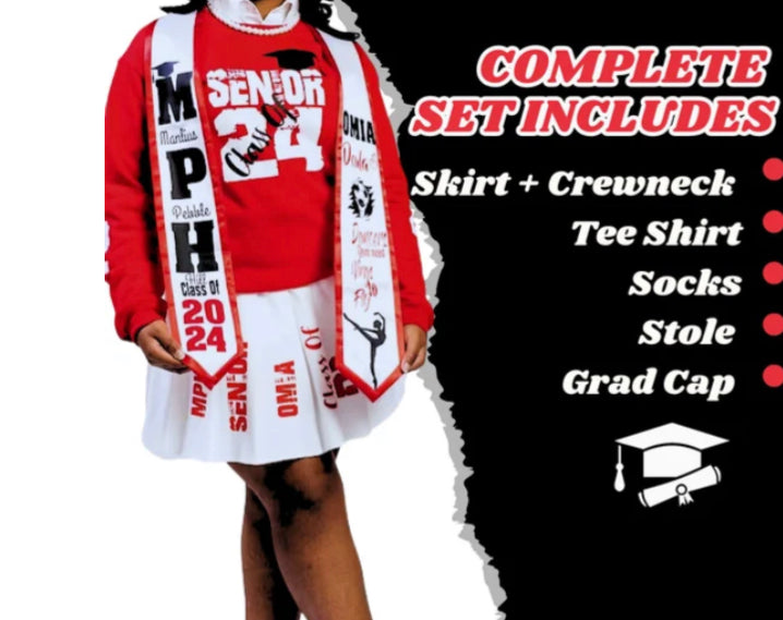 Senior skirt set 2025 – Chelle's Fashion Loft LLC