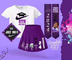 Personalized Skirt Set 2024 Skirt Set | 5TH grade graduation skirt set ...