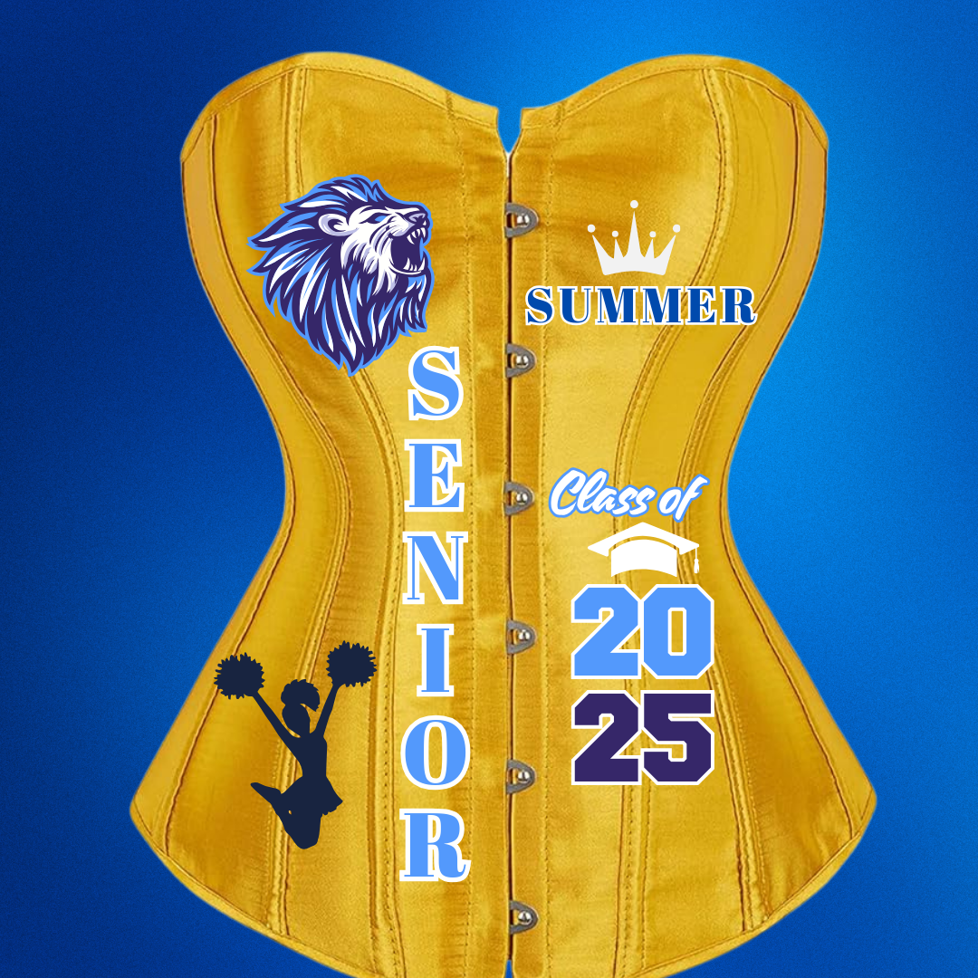 Senior 2025 Corset | Custom Corset | Birthday Corset | College Corset ...